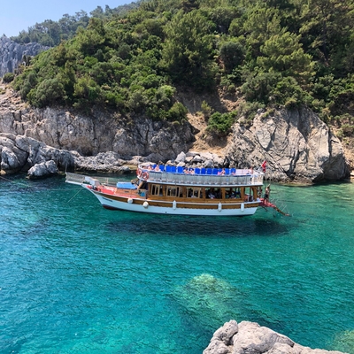 From Turunç: Full-Day Boat Trip (Icmeler)